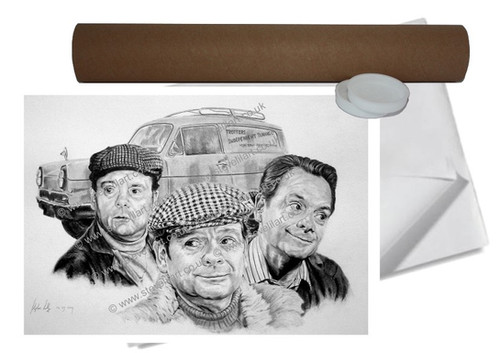 Only Fools and Horses Del Boy Limited Edition Art Print by Stevelilart