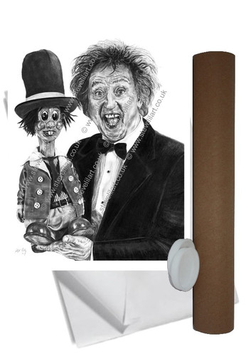 Ken Dodd Limited Edition Fine Art Print - Stevelilart Portrait Artist
