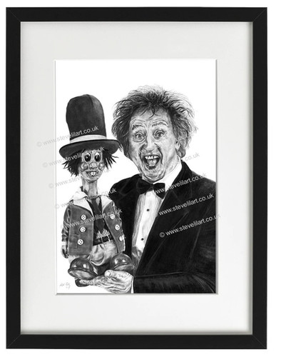 Ken Dodd and Dicky Mint - Framed Limited Edition Print | Stevelilart