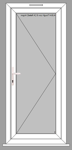 Upvc Open Out Door 900mm X 2100mm Or Below (Hinged On Right) | Warfield ...