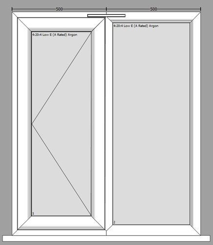 Upvc Casement Window 1000mm X 1200mm Or Below | Warfield Glass LTD