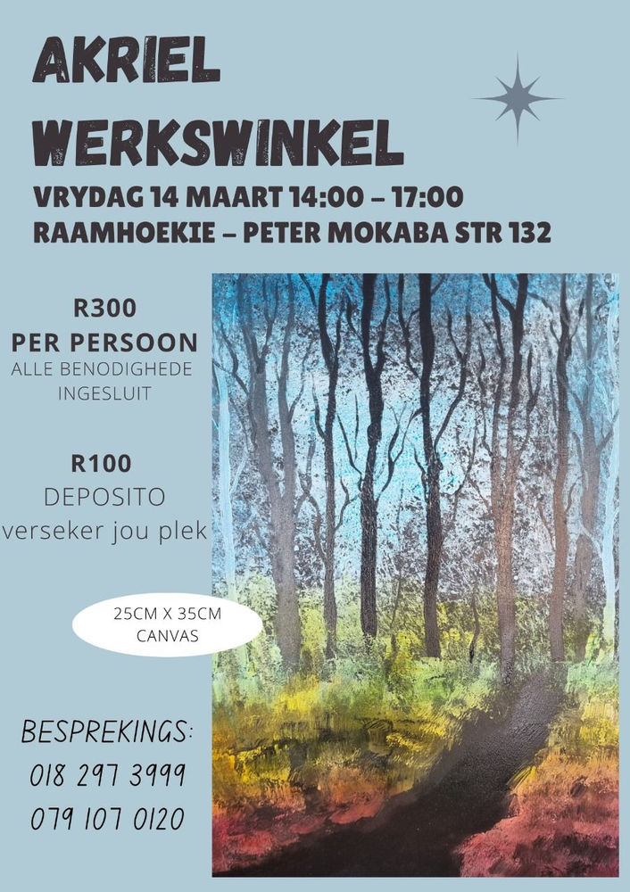 Akrielverf Werkswinkel in Potchefstroom: Kreatiwiteit op sy Beste ...