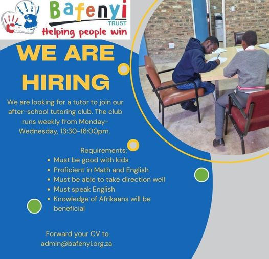 After school tutor needed in Promosa | The Go-To Guy