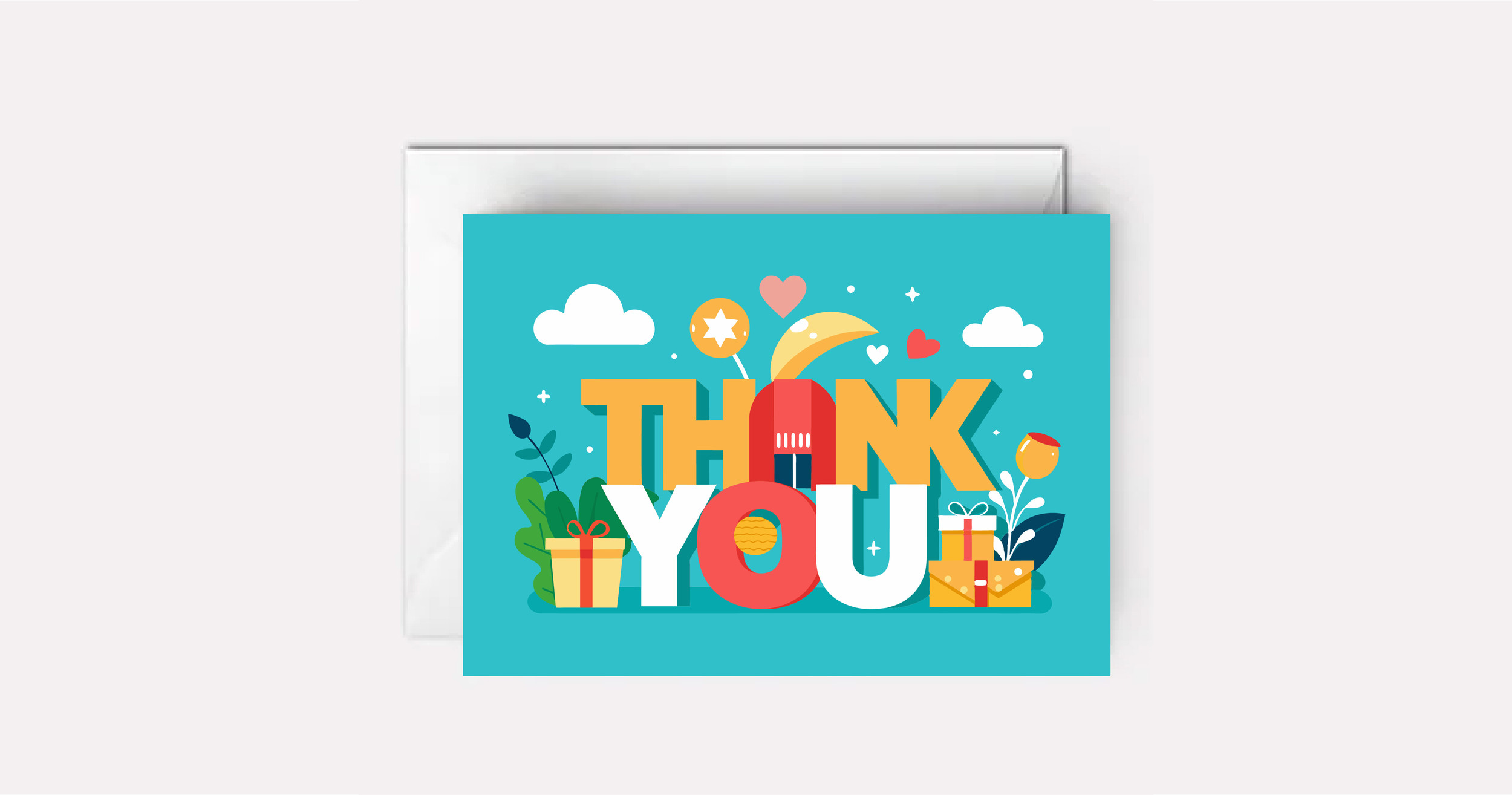 Fun thank you card - TY