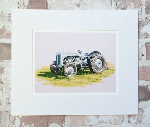 Little Grey Ferguson Tractor Prints | Frances Sullivan Art