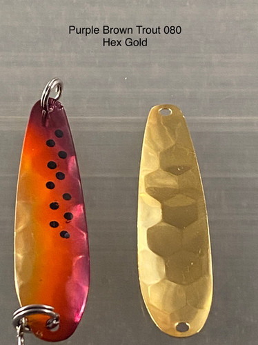 PURPLE BROWN TROUT 080 | Crazy Ivan Lures LLP