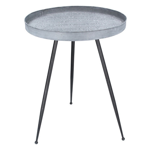 Gisela Graham Galvanised Metal Table | Daisy Chain Helston