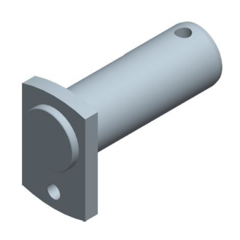 Rectangular Slide On Tag Bolt Hole No Greaseway