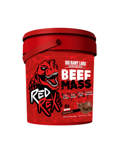 Red Rex Beef Mass Gainer 22 Lbs | Ganador de Masa Muscular | Proteína ...