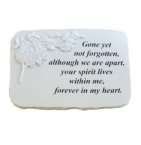 "Gone Yet Not Forgotten" Stone | Bravo Floral & Gifts