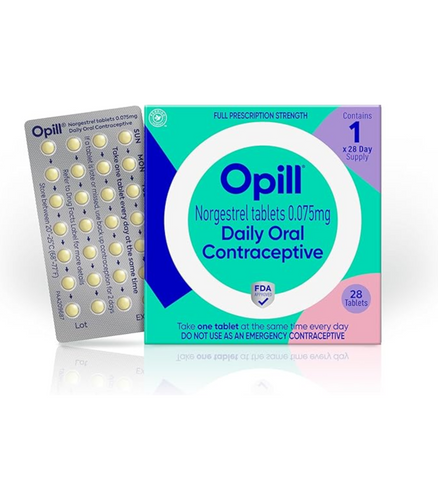Opill®, Daily Oral Contraceptive Pill, 1‑Month Pack | Simplichek