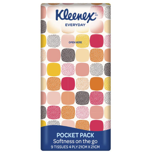 Kleenex® Pocket Pack Tissues - Pack of 10 | Simplichek