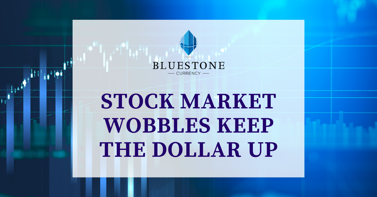 Bluestone Currency - Stock Market Wobbles Keep The Dollar Up