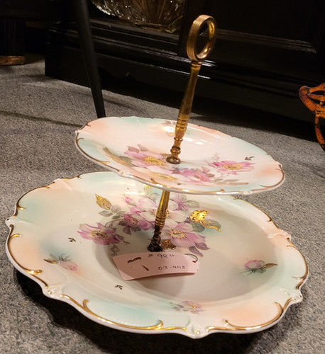 Victorian Two Tier Plate | The Curiosity Shoppe