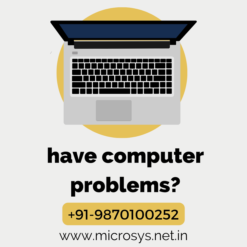 Laptop Repair Service at Home: Know Why Microsys Computers
