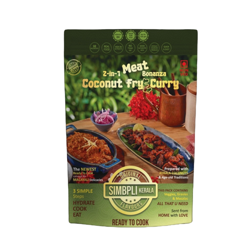 Meat Bonanza - Coconut fry & Curry | Simbpli Kerala