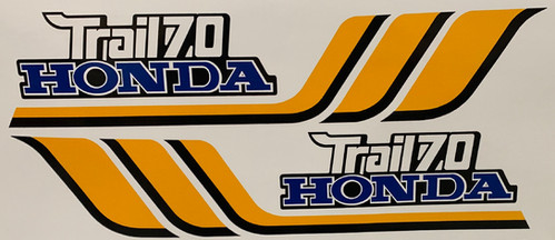 1977 CT70 MAIN FRAME EMBLEM SET RIGHT AND LEFT (D7013) | DrATV Inc.