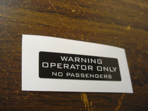 OPERATOR ONLY EMBLEM (D7135) | DrATV Inc.