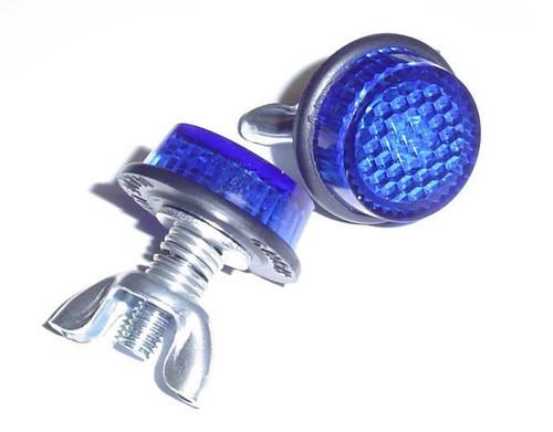 RE/NUT/BLUE BLUE REFLECTOR SET (2EA) FOR LICENSE PLATE AND TOOBIES ...