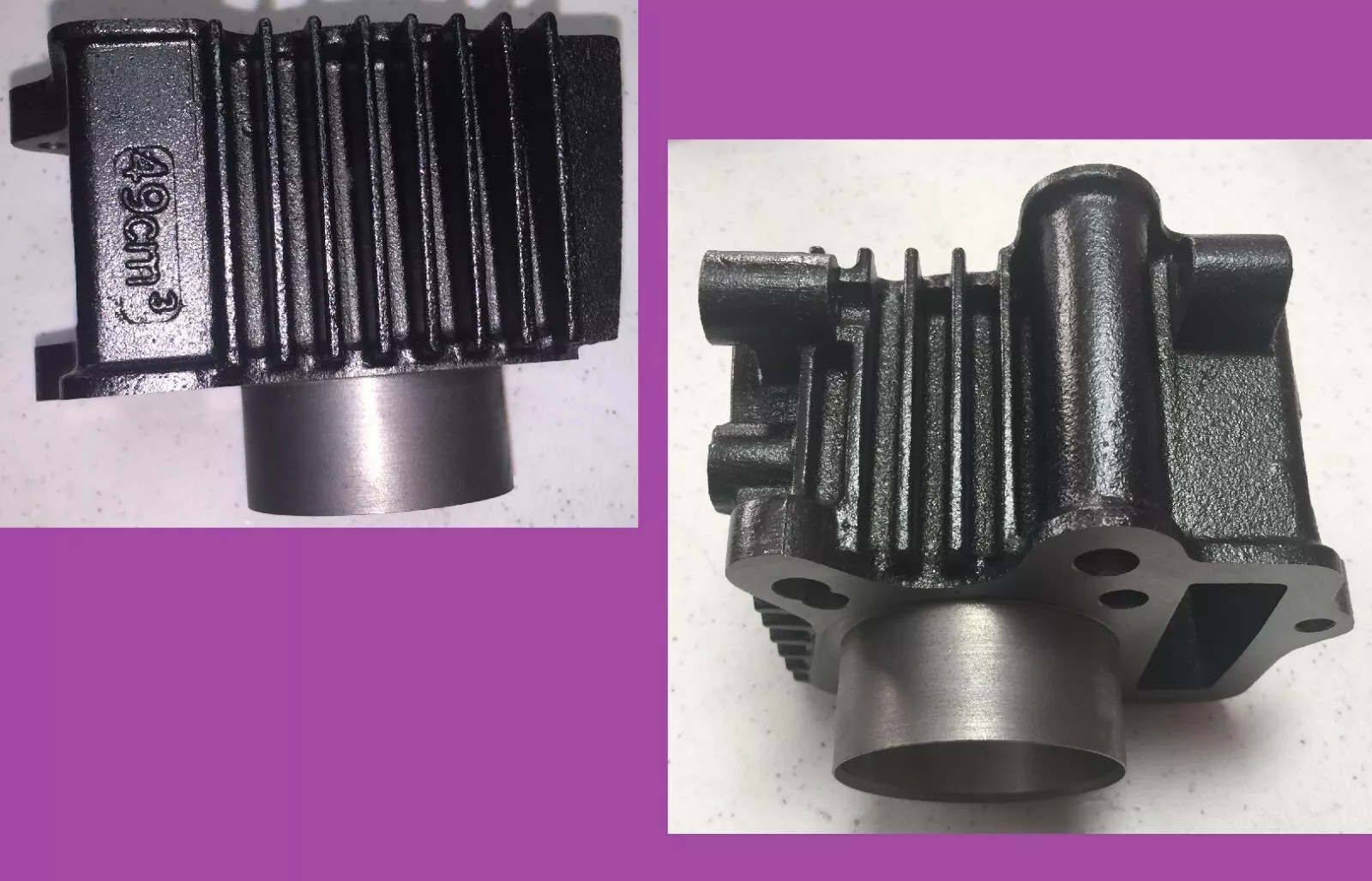 S1440 1EA NEW 51MM BORE (63MM/SHORT) STEEL CYLINDER (MARKED 49cm3 ...