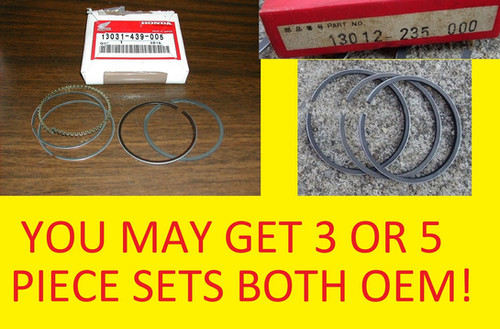*OEM 1EA HONDA RING SET SIZE +.50 (ATC110 1981 TO 1985) AND ALL CT110 ...