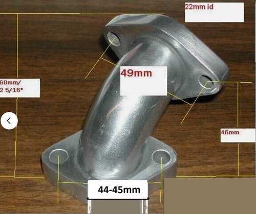 1EA NEW LEFT TURNOUT 22MM MANIFOLD KIT ATC70 Z50 CT70 300002 (TBQ22KIT ...