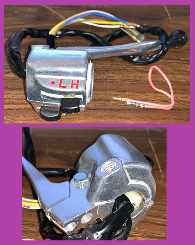 NEW RIGHT SIDE HANDLE BAR SWITCH INCLUDES LEVER CT90K0-K4 (S1130/PINK ...