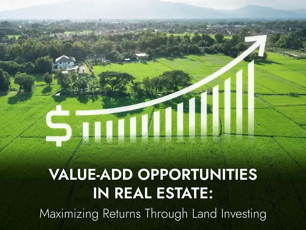 Value-Add Opportunities in Real Estate: Maximizing Returns Through Land ...