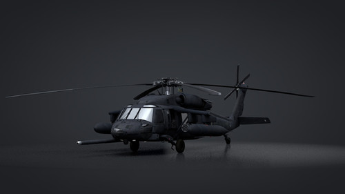 UH-60 Blackhawk SOAR Helicopter 3D Model | rohr3dsolutions