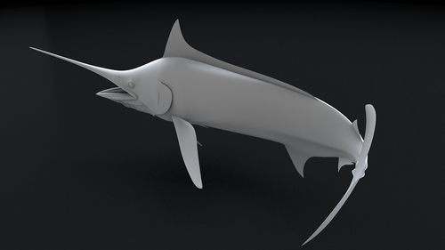 Stripped Marlin 3D Printable Model | rohr3dsolutions