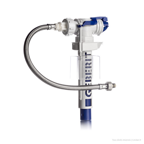 Robinet flotteur Geberit avec son flexible | Pour WC suspendu encastré
