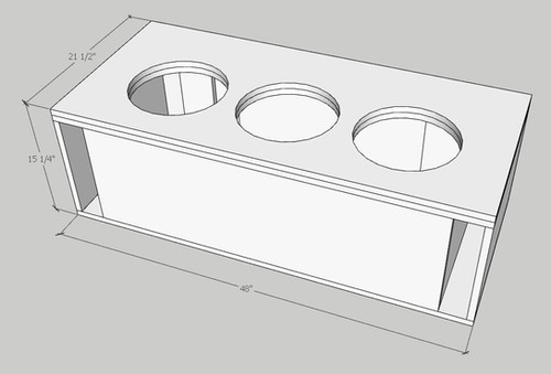 DIY Box Design | 3 SA-12 Subwoofers