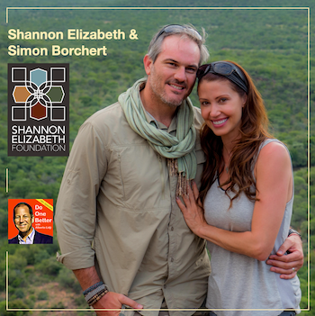 Shannon Elizabeth and Simon Borchert on protecting rhinos and the ...