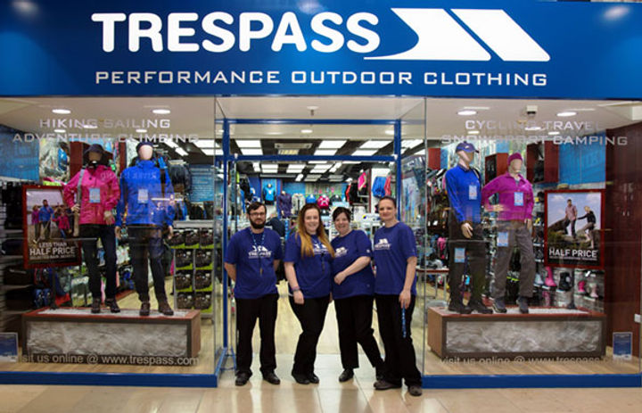 TRESPASS ARRIVES AT QUEENSGATE