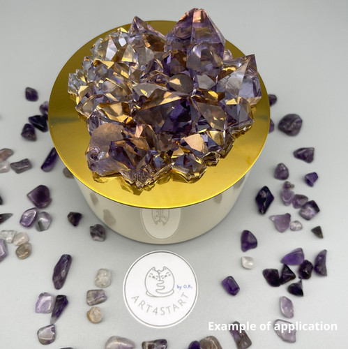 494 little Monster Amethyst beautiful silicone mold | www.art4start.com