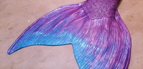 Purple and Blue Merman Tail | LA Mermaid School