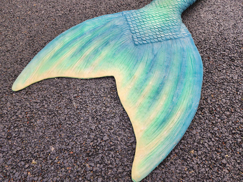 Green and Gold Mermaid Tail | LA Mermaid School