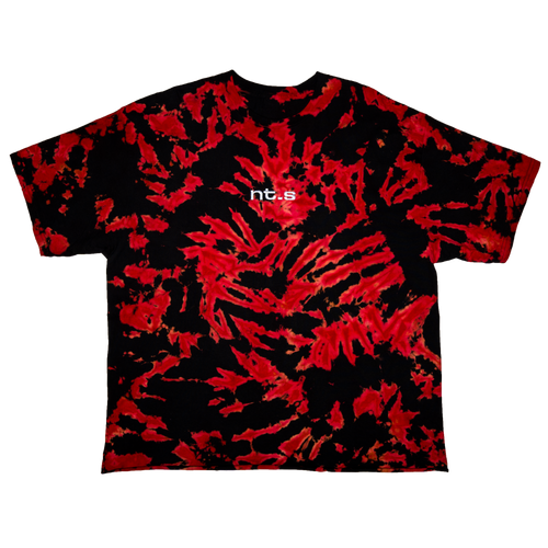 Red Acid Wash T-Shirt | New Tone Studios