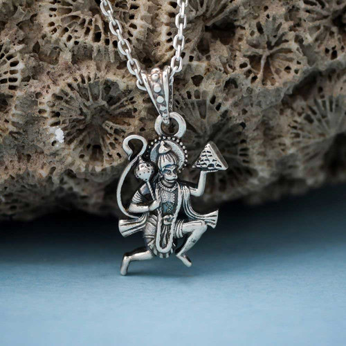 Hanuman Ji Pure Silver Locket, Shubh Jewellers | Shubh Jewellers