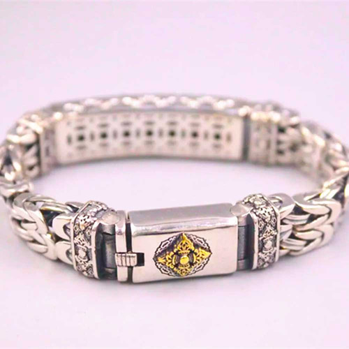 Turkey Design Heavy Pure Silver 925 Bracelet for men 70 gm, Shubh ...