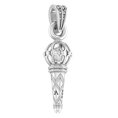Hanuman Ji Gadha Pure Silver Locket for Men and Women, Shubh Jewellers ...