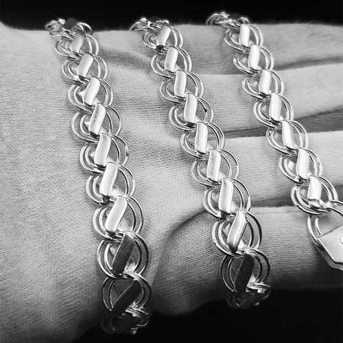 S Line Heavy Link Double Kadi Chain for men and women 20 Inch, Shubh ...