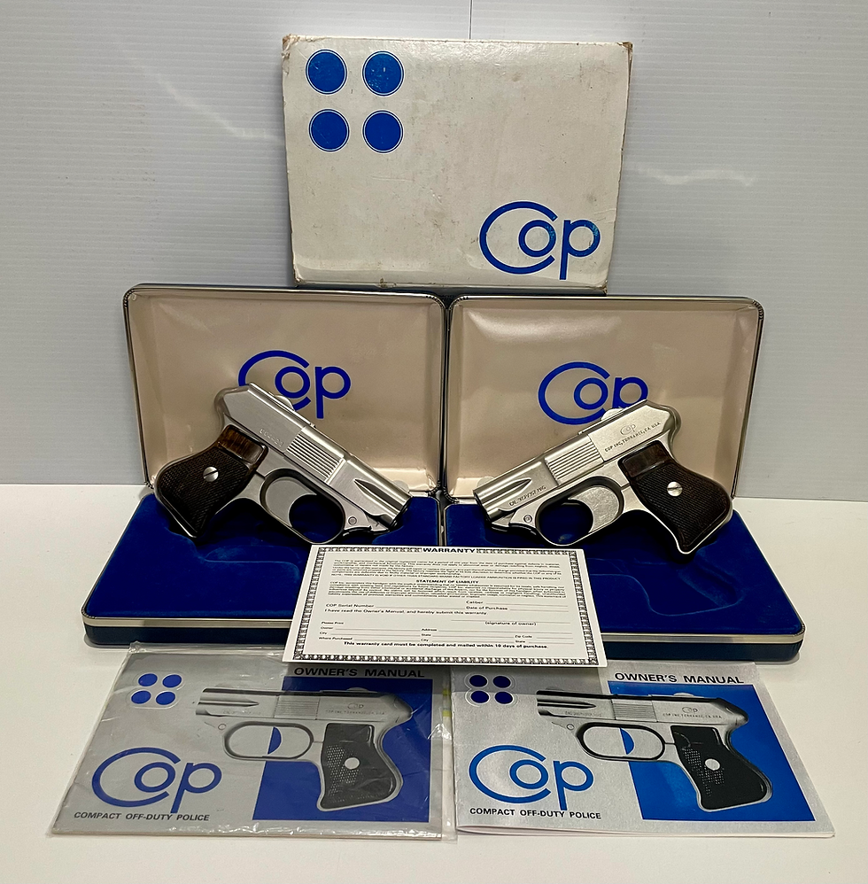 COP Inc. Off Duty Police .357 Magnum Derringers - Consecutive Serial ...