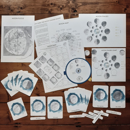 Printable Moon Nature Study Bundle | Hiddel Brock Wood