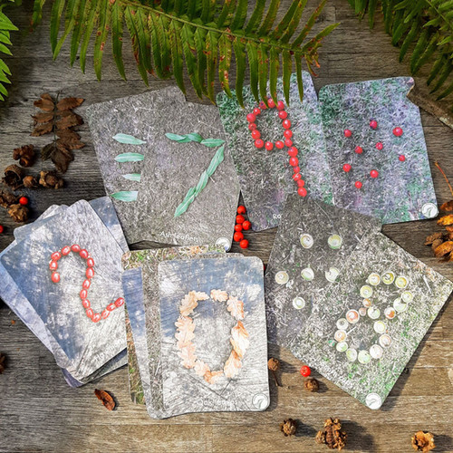 Printable Nature Number Cards | Hiddel Brock Wood