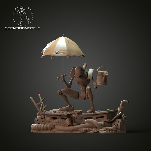 David Diez : Resilience robot miniature 75mm kit | Scientificmodels