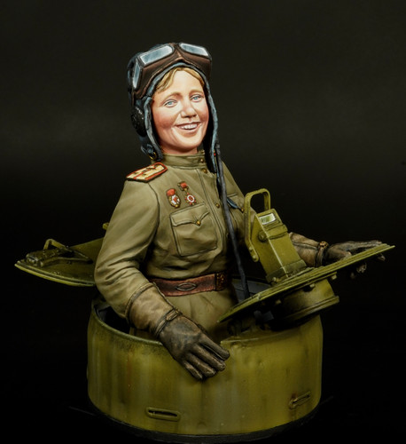 T-34 Soviet Tank Commander A. Samusenko resin model | Scientificmodels