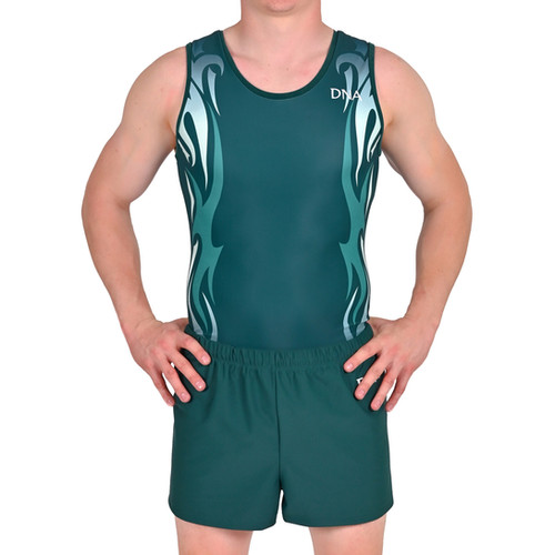 Voyage Gymnastics Singlet- Emerald | DNA Performance Wear