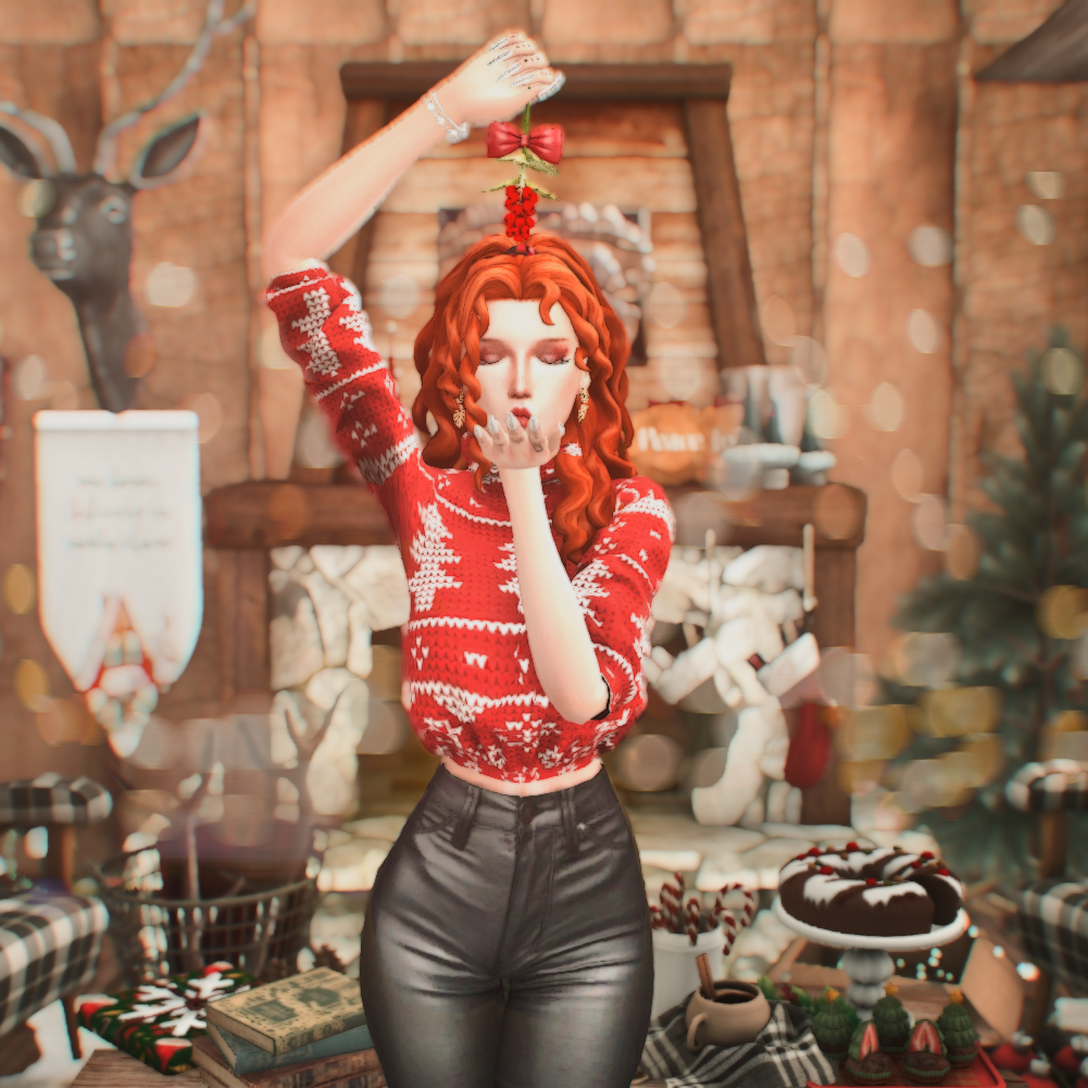 Meet me under the mistletoe - posepack