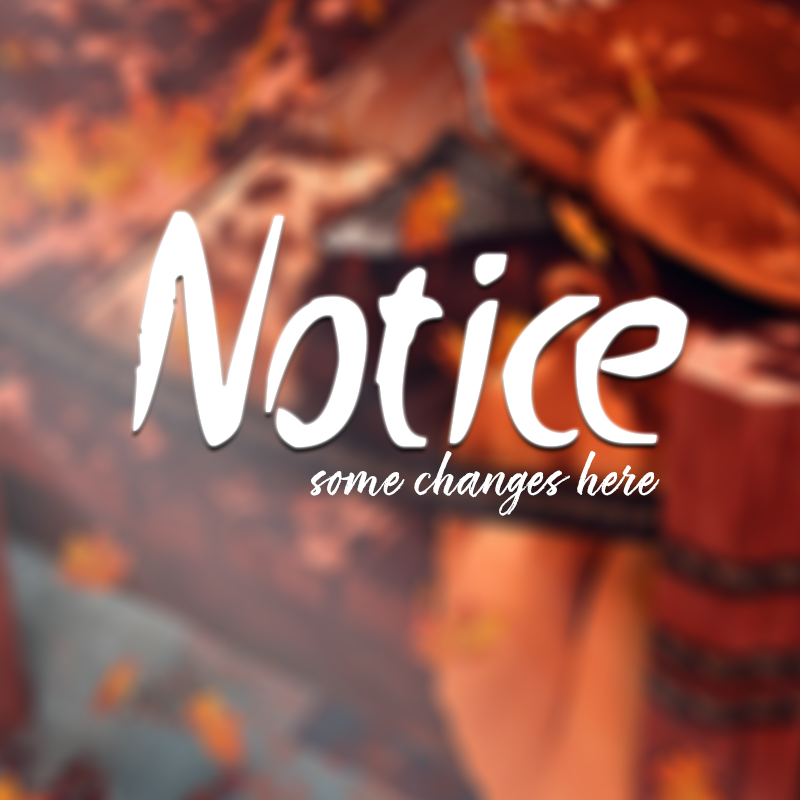 some changes around here